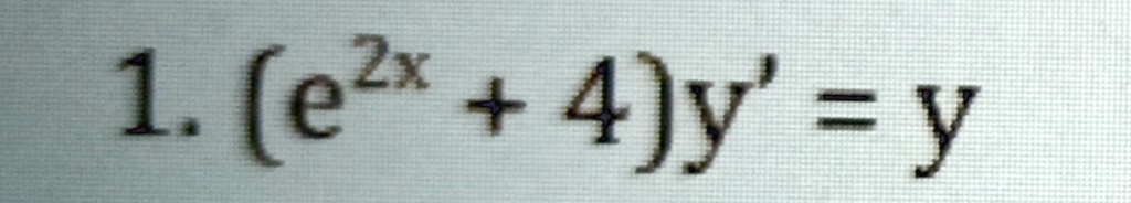 SOLVED: 'Solve the differential equation using separation of variables' SOLVED: 'Solve the differential equation using separation of variables'