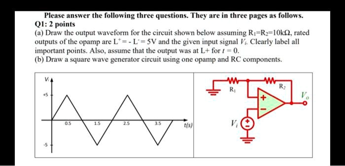 SOLVED: Please answer the following three questions. They are on three pages as follows. Q1: 2 ...