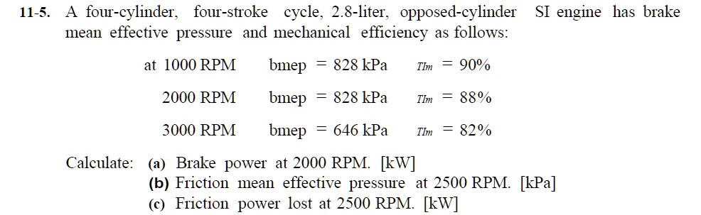 11-5. A four-cylinder, four-stroke cycle, 2.8-liter, opposed-cylinder ...