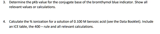 SOLVED: Please refer to the image below Determine the pKb value for the ...