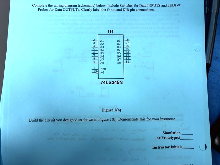 Complete the wiring diagram (schematic) below. Include switches for ...