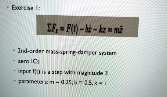 Solved How To Build A Simulink Model In Matlab To Solve This