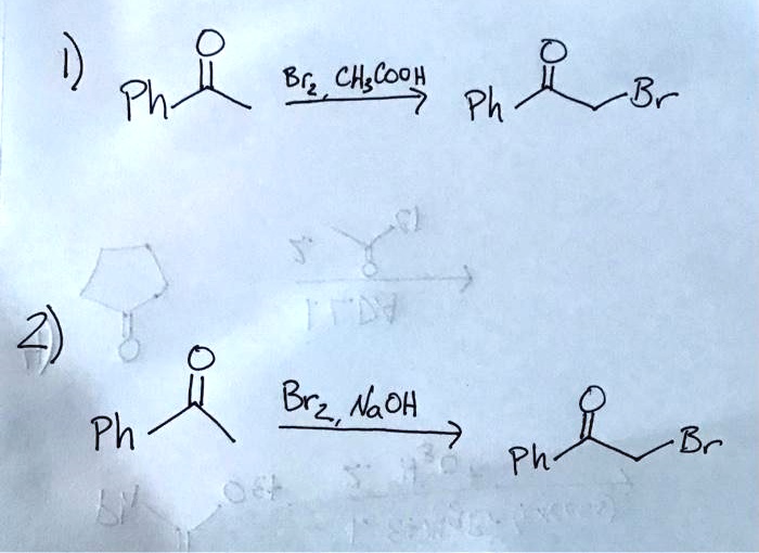 SOLVED: draw the arrow-pushing mechanisms for the following reactions SOLVED: draw the arrow-pushing mechanisms for the following reactions