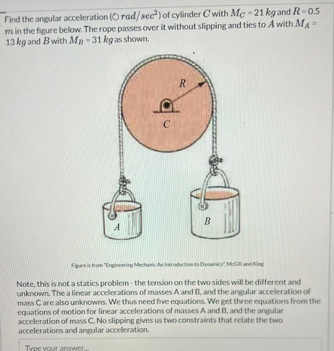 find the angular acceleration leftcirclearrowright mathrmrad ...