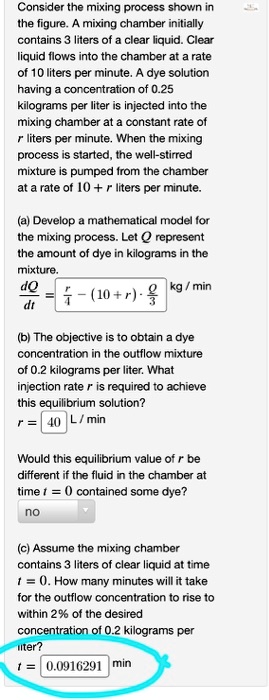 SOLVED: Consider the mixing process shown in the figure. The mixing ...