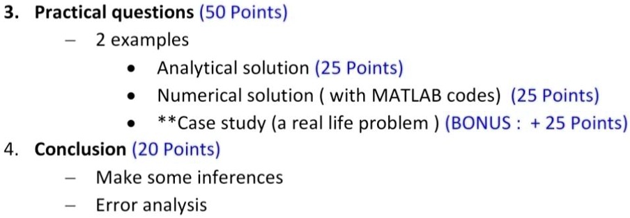 SOLVED: Gauss Elimination Method MATLAB Analytical Solution and Numerical Solutions with MATLAB ...