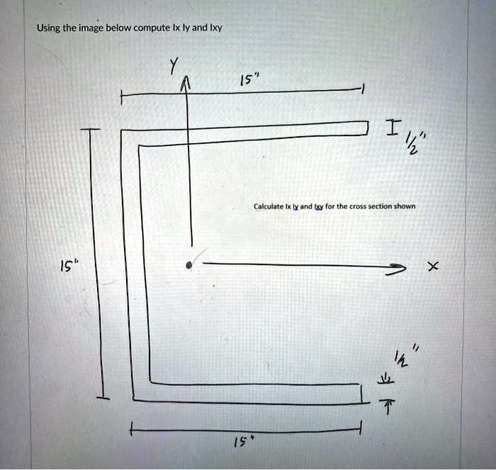 SOLVED: Using the image below compute Ix ly and Ixy IS SOLVED: Using the image below compute Ix ly and Ixy IS
