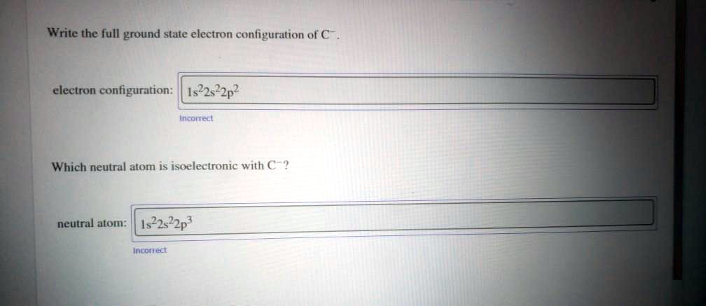 Solved Write The Full Ground State Electron Configuration Of â‚¬