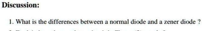 SOLVED: I need the answer quickly. Discussion: 1. What are the ...