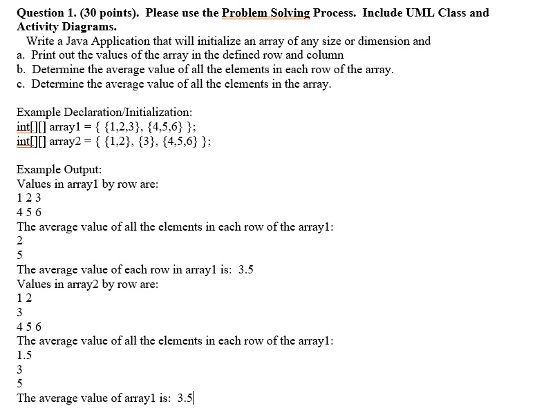 Solved Please Help With Uml Diagram Activity Diagram With Problem Solving Process Of The Code 