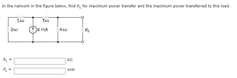 SOLVED: In the network in the figure below, find R for maximum power ...