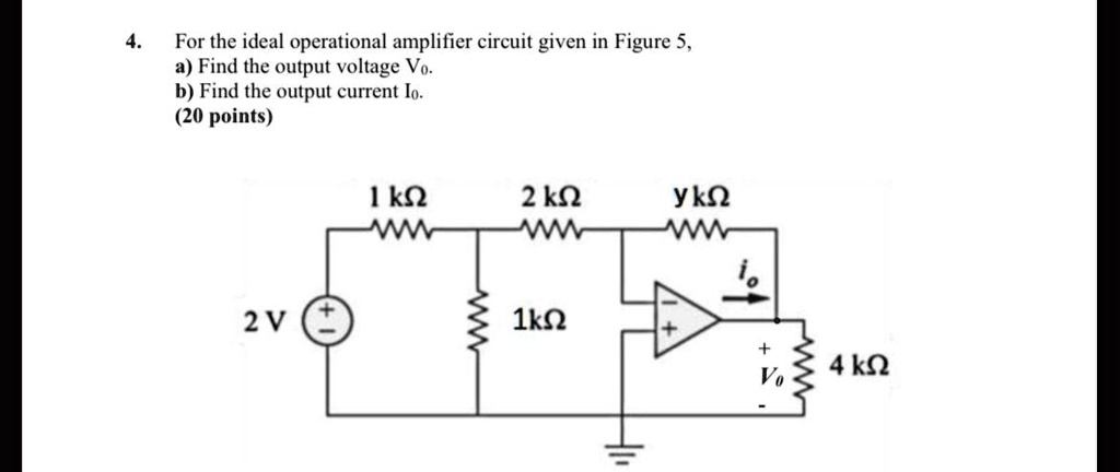 Draw the circuit and indicate the circuit variables you are using on the circuit (direction of ...