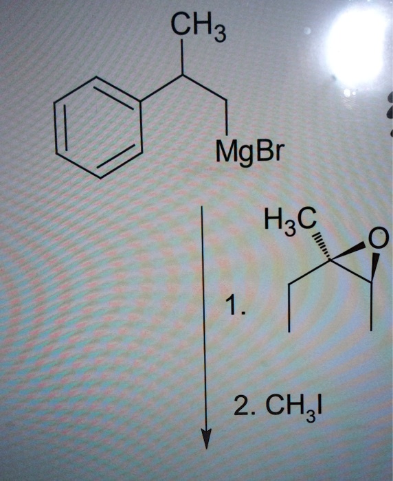 SOLVED: CH3 MgBr H3C 2. CHzl