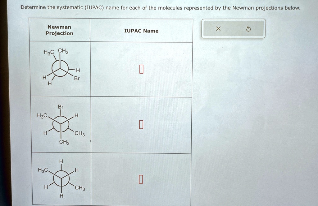 Determine the systematic (IUPAC) name for each of the molecules ...