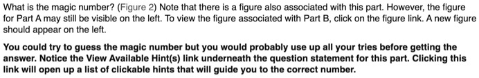 SOLVED: What is the magic number? (Figure 2) Note that there iS tigure ...