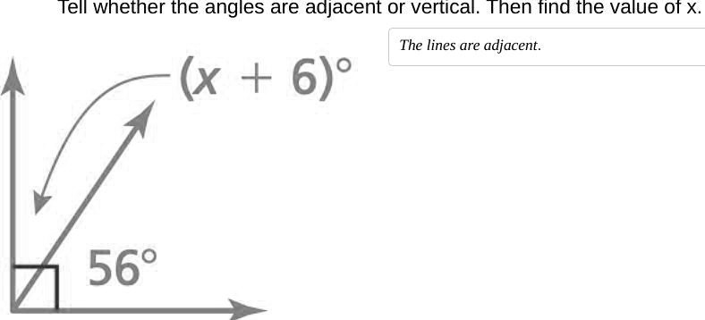 SOLVED: How do you find the value of x while working with adjacent and ...