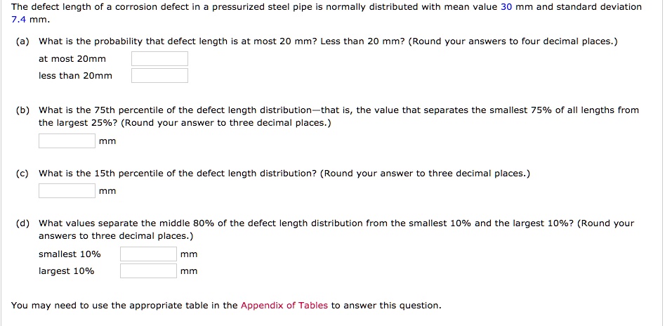 the defect length of corrosion defect in pressurized steel pipe is ...