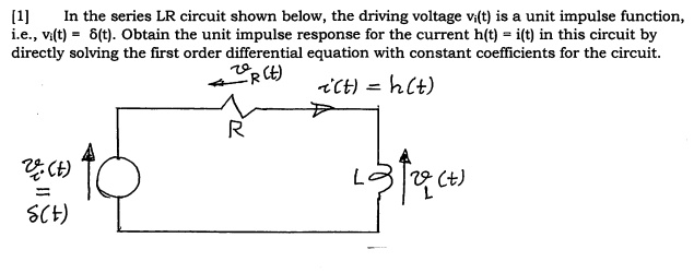 SOLVED: How can I solve the problem below without using Laplace ...