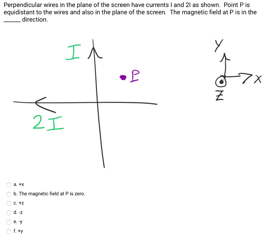 Perpendicular wires in the plane of the screen have c… - SolvedLib