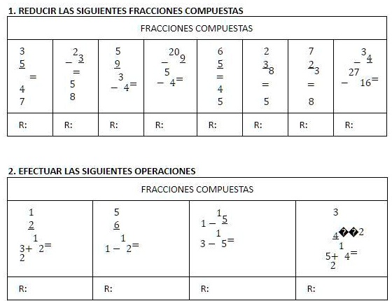 SOLVED: Ayuda es de matemática. REDUCIR LAS SIGUIENTES FRACCIONES ...