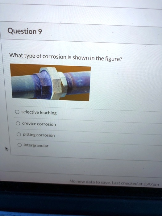 question what type of corrosion is shown in the figure selective ...