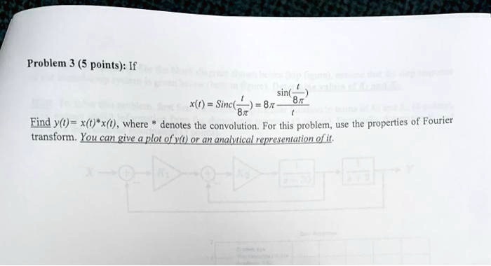 Solved Problem 3 5 Points If Xt Sine 8r Eind Y Xx Wherc Denotes The
