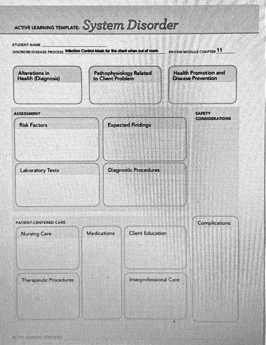 infection control mask for a client when out of the room system ...