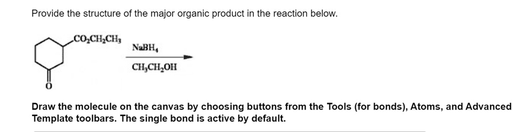 SOLVED: Provide the structure of the major organic product in the ...