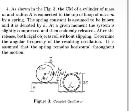 SOLVED: Determine the angular frequency of the resulting oscillation ...