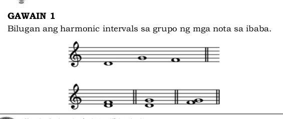 VIDEO solution: Bilugan ang Harmonic Intervals sa grupo ng mga nota sa ...