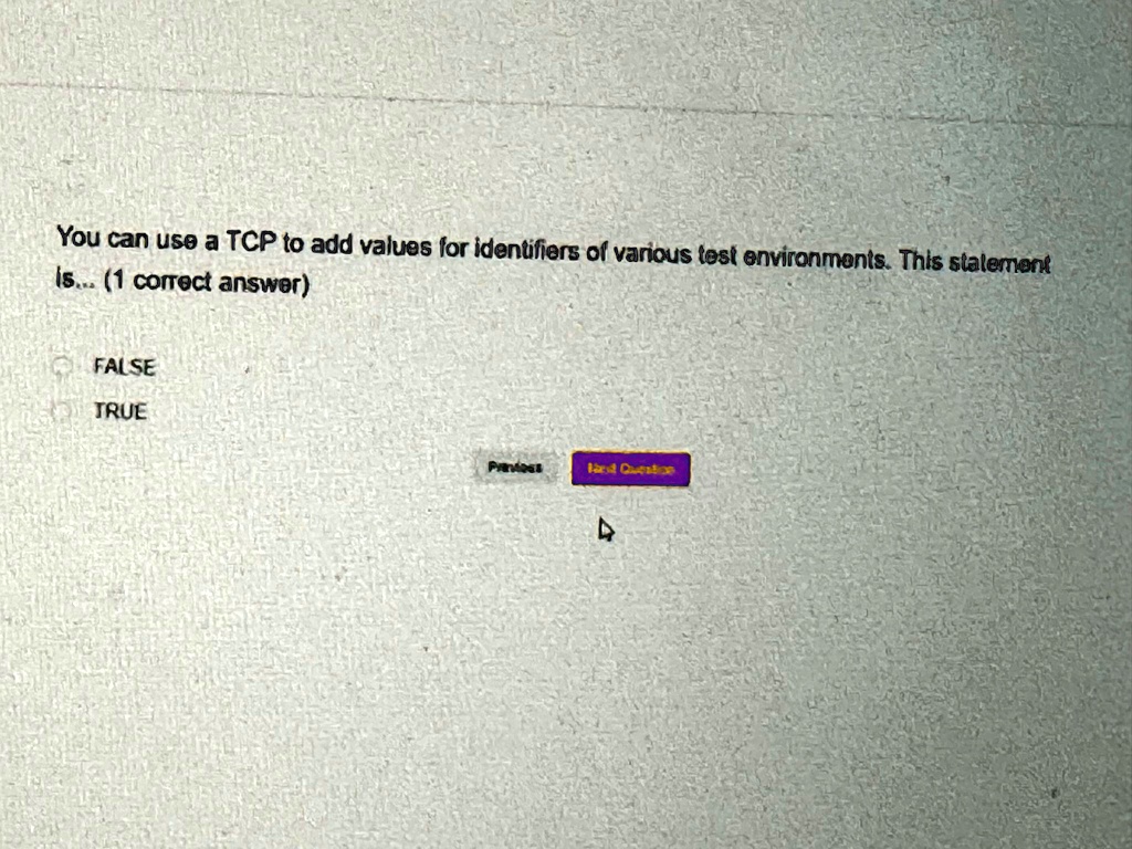Solved You Can Use A Tcp To Add Values For Identifiers Of Various Test 3512