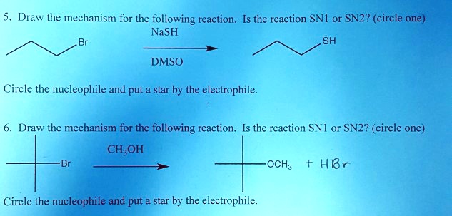 5. Draw the mechanism for the following reaction. Is the...