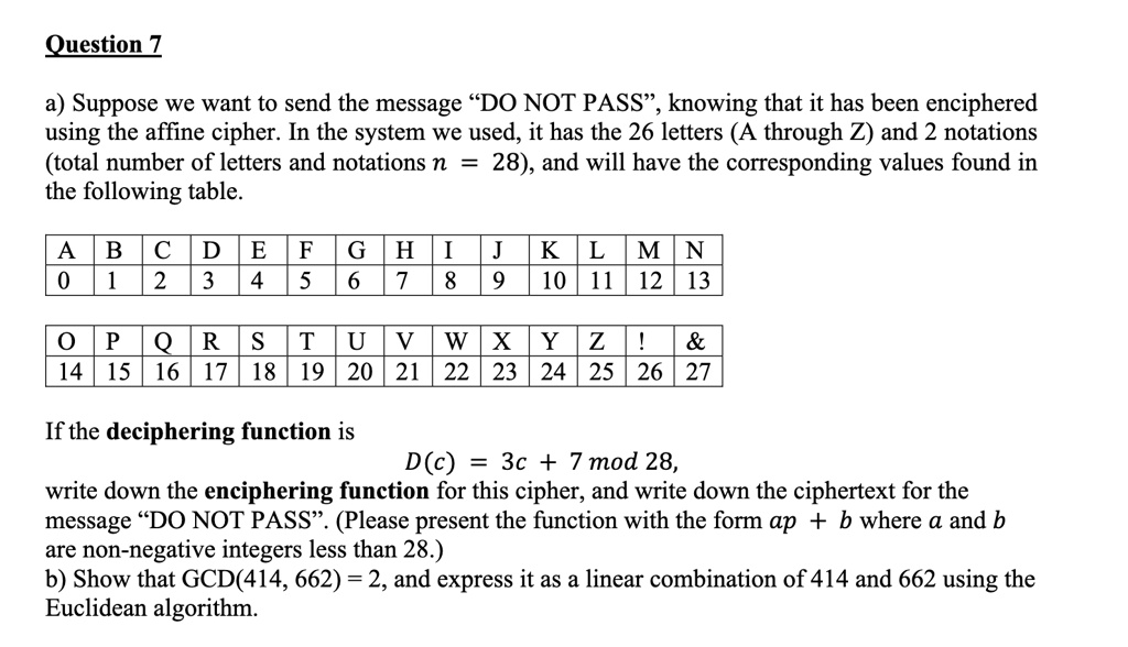 suppose we want to send the message do not pass knowing that it has ...