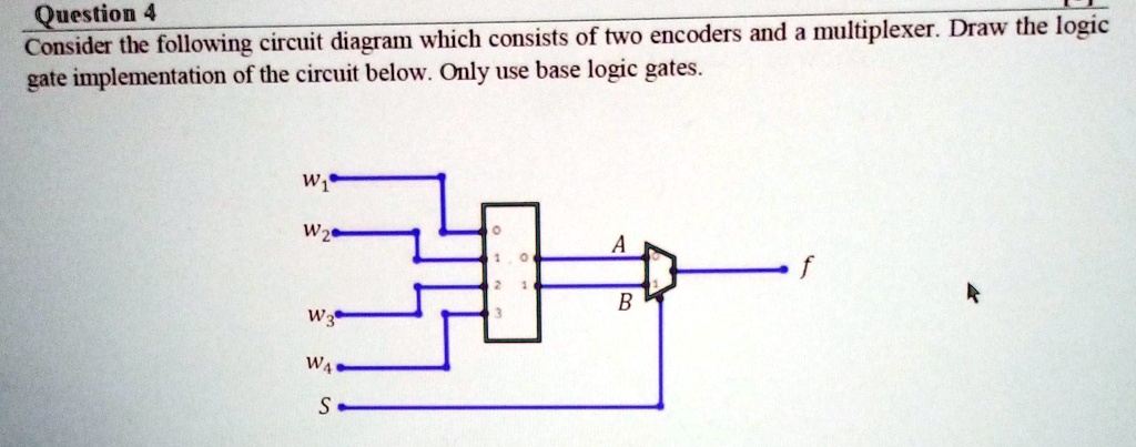 SOLVED: Question 4 Consider the following circuit diagram which ... SOLVED: Question 4 Consider the following circuit diagram which ...