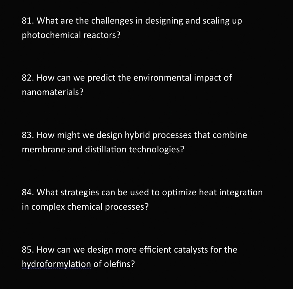 SOLVED: Please try to solve 83rd question 81. What are the challenges ...