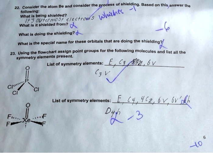 SOLVED:Consider the atom Be and consider the process of shielding Based ...