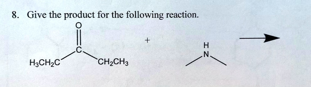 SOLVED: Give the product for the following reaction: H2N H2CCH2C CH2CH2C