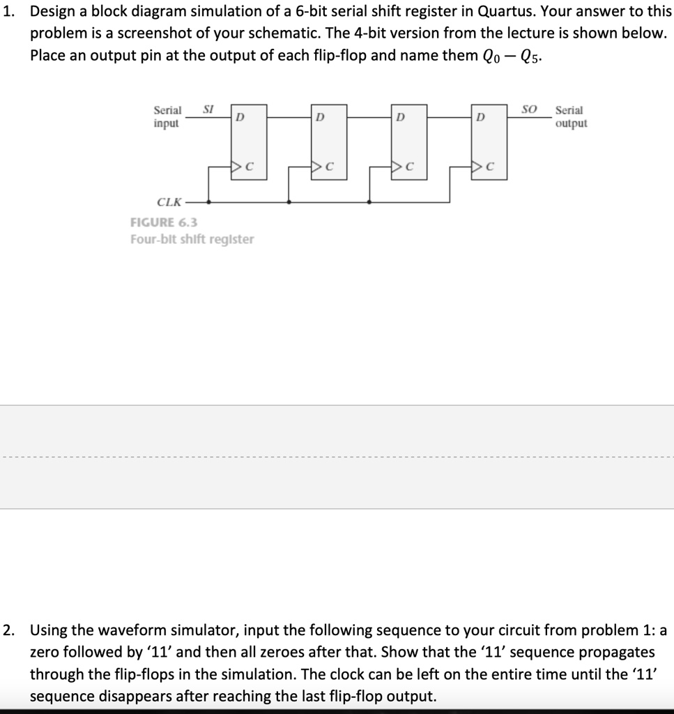 SOLVED: Using the waveform simulator, input the following sequence to ...