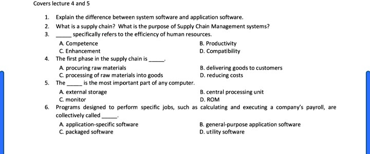 SOLVED: Text: Information Technology for Business Covers Lecture 4 and ...
