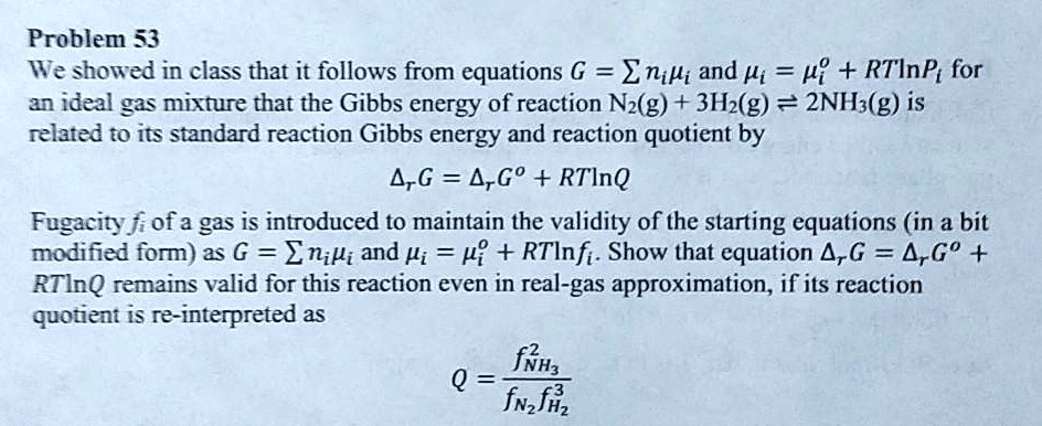 Problem 53: We showed in class that it follows from equations G = Enili ...