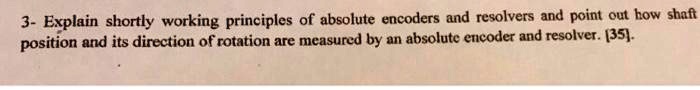 SOLVED: Could you please solve it fast? 3- Explain briefly the working ...