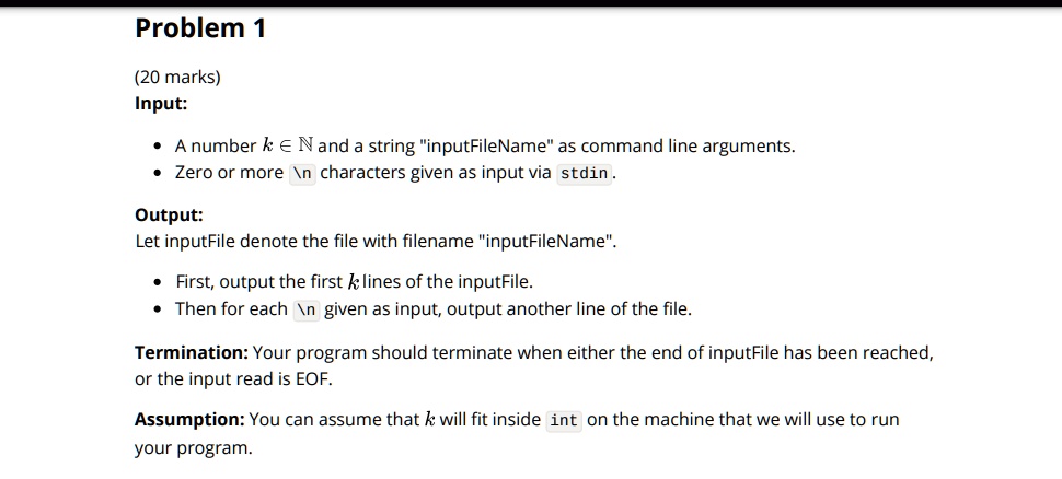 Solved A Number And A String Inputfilename Are Provided As Command Line Arguments Zero Or 3721