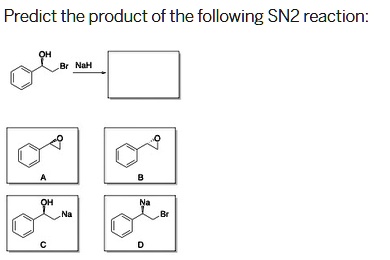 SOLVED: Predict the product of the following SN2 reaction