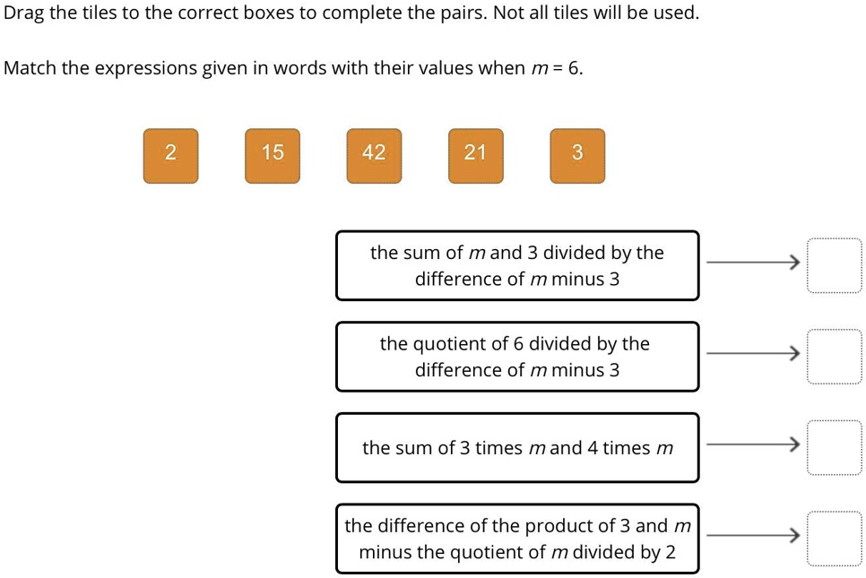 SOLVED: 'I need help with this Drag the tiles to the correct boxes to ... SOLVED: 'I need help with this Drag the tiles to the correct boxes to ...