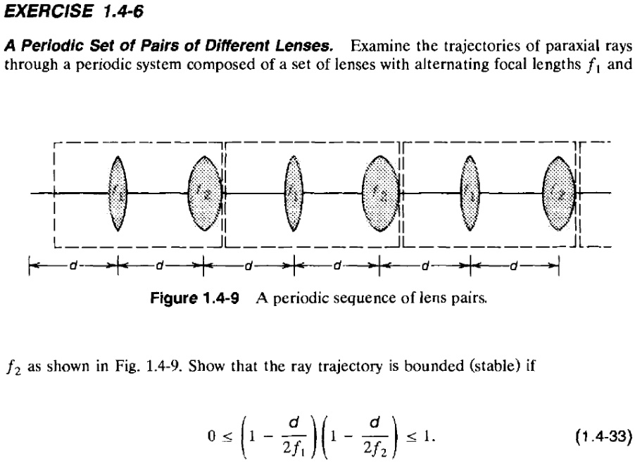 SOLVED: A Periodic Set of Pairs of Different Lenses. Examine the ...