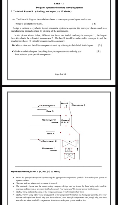 part 2 design of a pneumatic factory 2technical report b drafting and ...