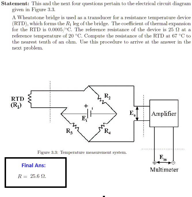 SOLVED: Statement: This and the next four questions pertain to the electrical circuit diagram ...