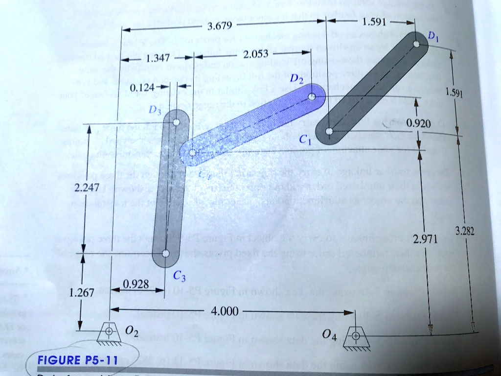 SOLVED: Design a fourbar linkage to carry the object in Figure P5-11 ...