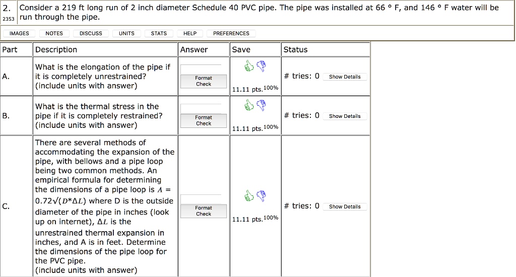 SOLVED: Coefficient of Thermal Expansion: Î± = 28Ã—10^-6 in/inÂ°F ...
