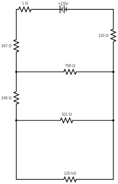 SOLVED: a.) Find the equivalent resistance of the circuit. b.) Find the ...